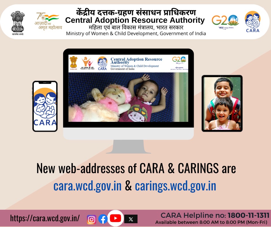 Central Adoption Resource Authority Logo Adoption Offers A Permanent,