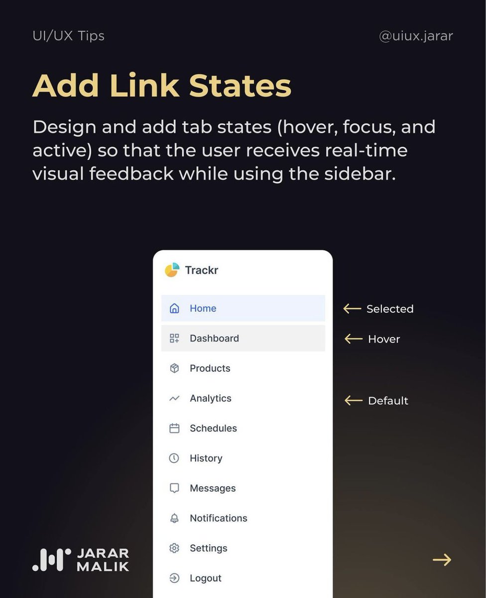 UI/UX Designer, A good sidebar design can make or break your website's ...