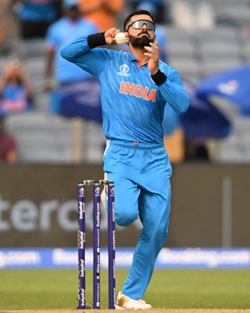 Virat Kohli the bowler 👀 #CWC23 | #INDvBAN - Download Tweet Image from ...