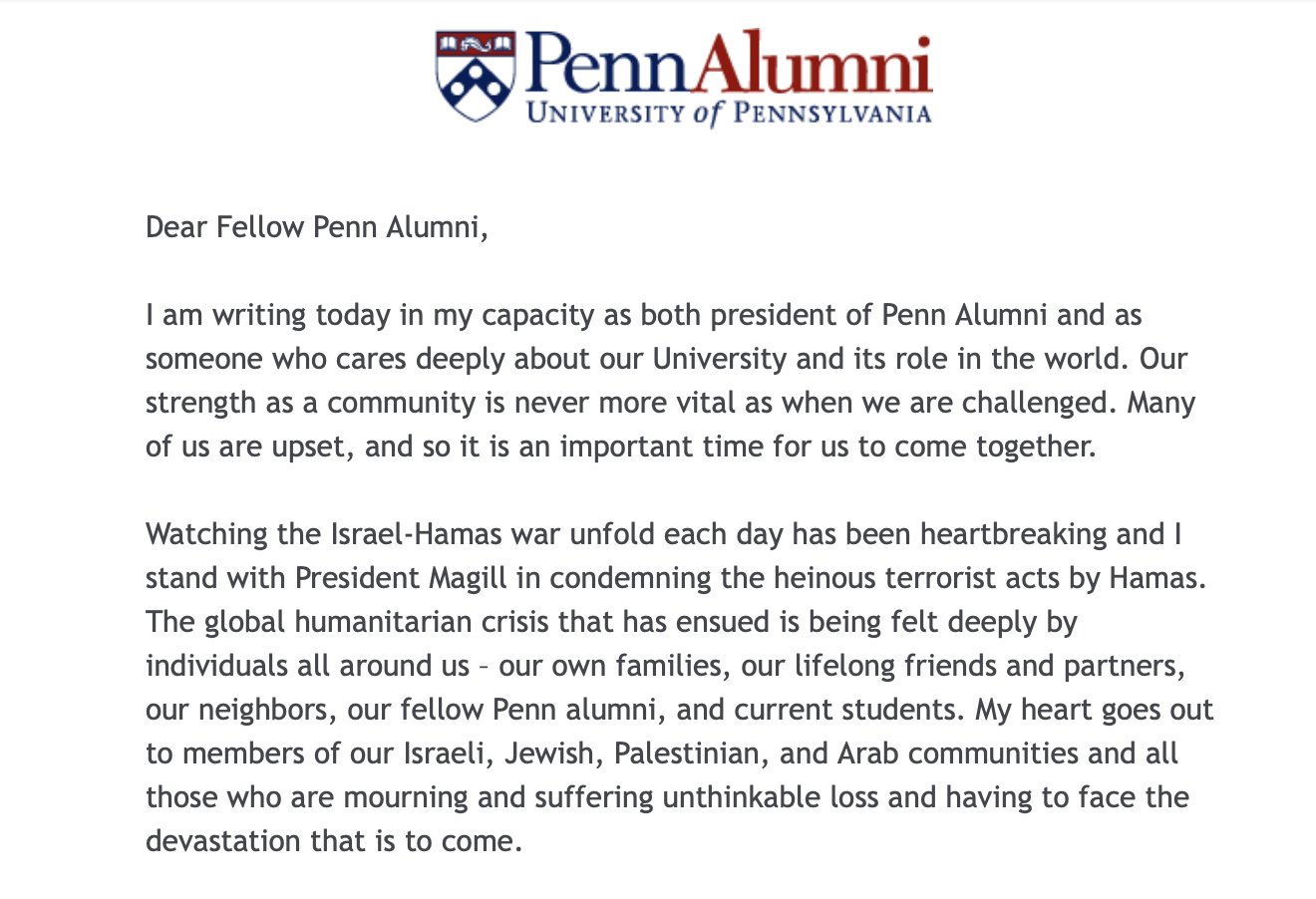 University Of Penn Acceptance Letter