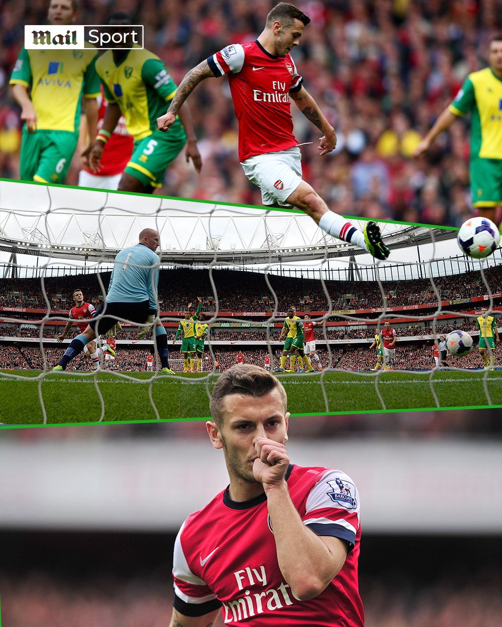 Wilshere Goal Vs Norwich All The Stats From Jack Wilshere’s Stunning