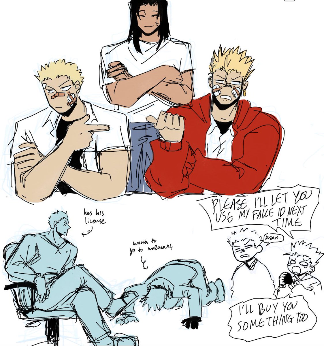 「ppl r liking this again lol so have more uhhhhh doodles but 」fiaの漫画