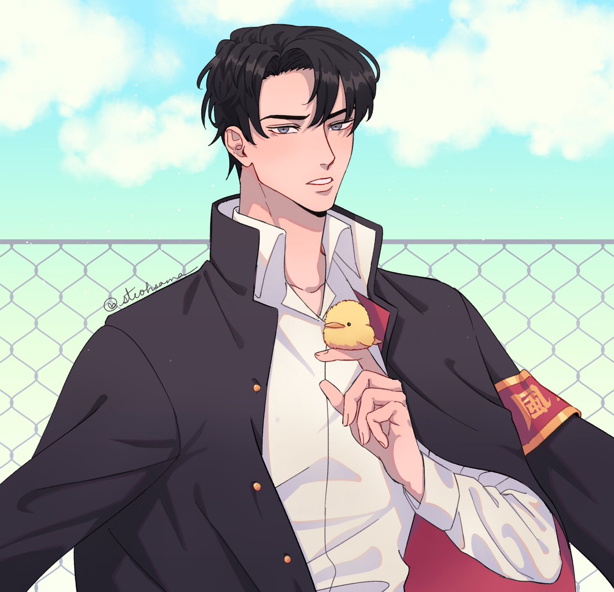 「I gave high school Hibari a haircut and 」|steoh 🏹のイラスト
