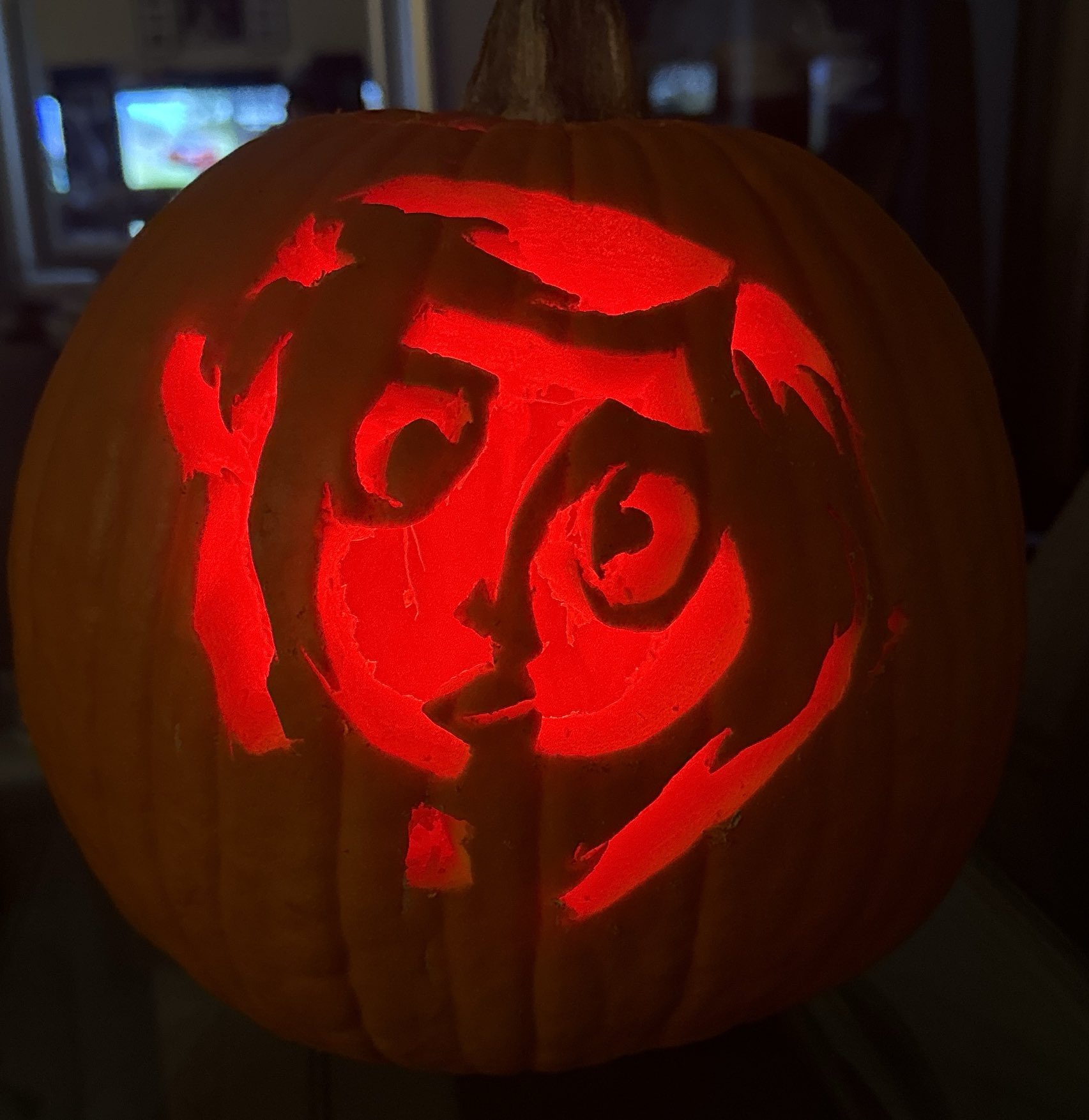 Coraline Pumpkin Pattern