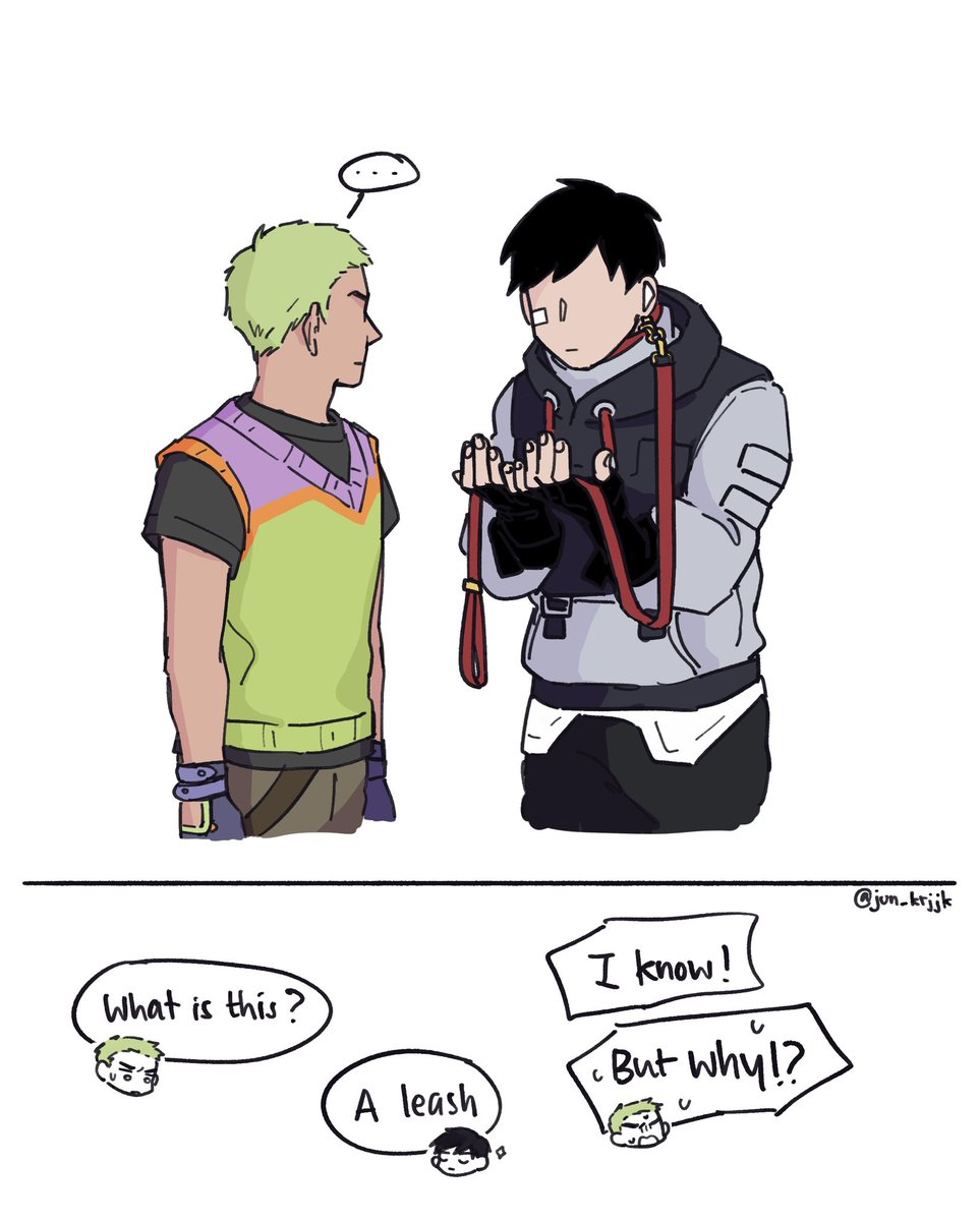 「My Isekko (Iso x Gekko) dynamic😂🤪 Pet-owner relationship(」JUN (Hiatus)の漫画