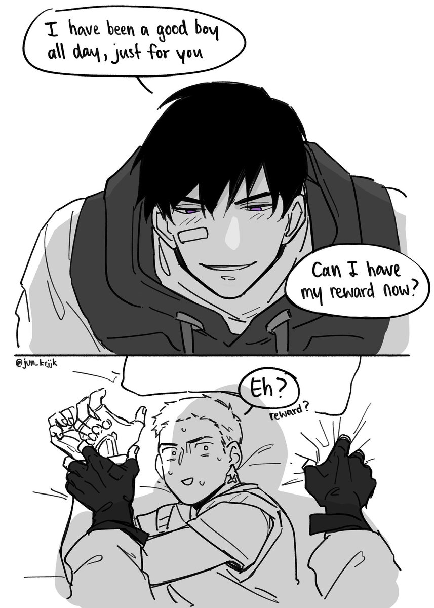 「My Isekko (Iso x Gekko) dynamic😂🤪 Pet-owner relationship(」JUN (Hiatus)の漫画