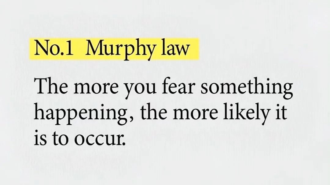 The 5 Most Famous Laws In The World: 1. Murphy Law. - Thread from Chris ...