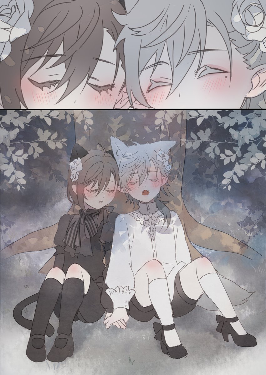 「正義とか常識とかさ 疲れちゃうよね正直ね 秘密基地の中にはそんなものはない #くろのあとりえ #KuzuArt #かな絵」幸 skebの漫画