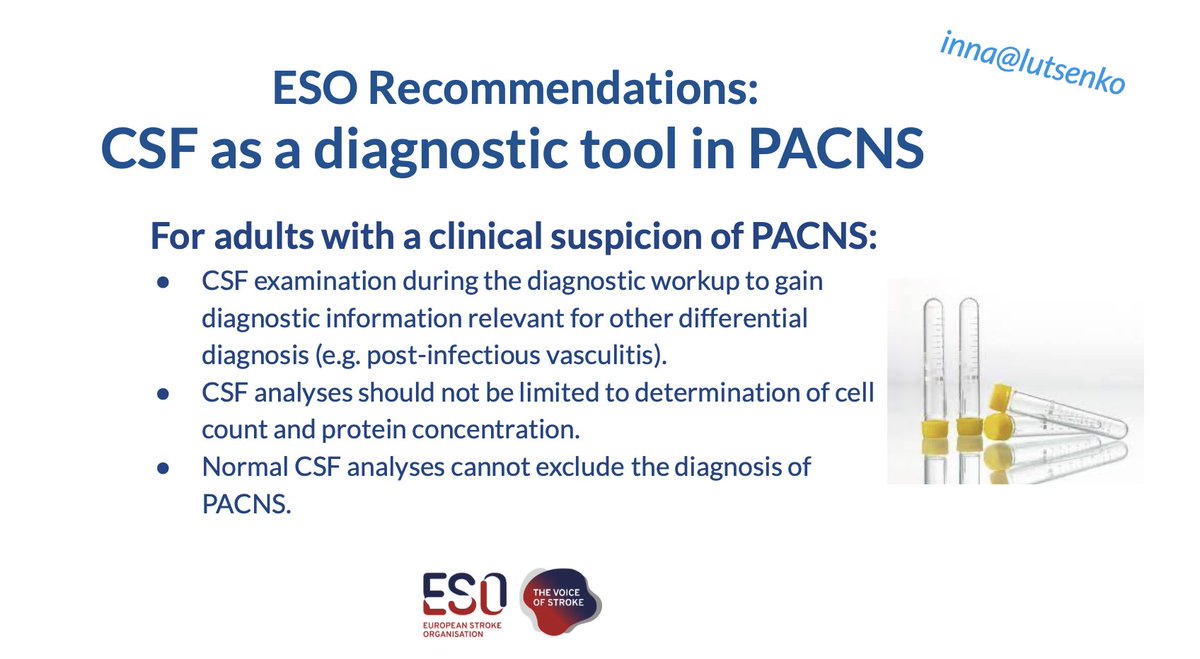 A 🧵 about PACNS: SPOILER: with @ESOstroke Guidelines! ️primary # ...
