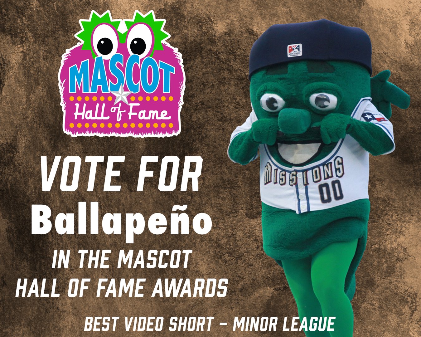 San Antonio Missions Baseball Mascot