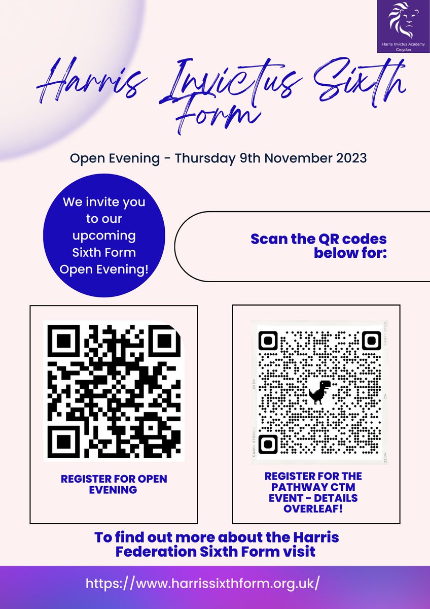 Sixth Form Curriculum - Harris Invictus Academy Croydon