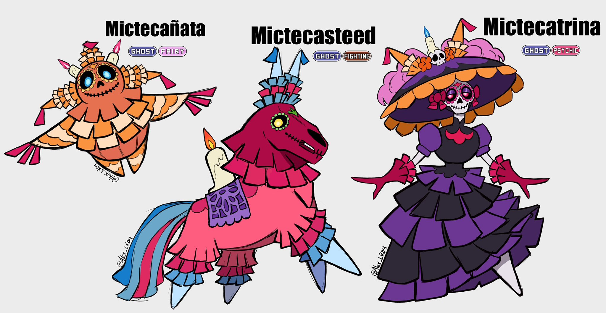 Fakemon Legendary Trio Concept Design Legendary Fakemon By