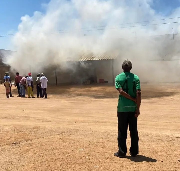 Ethiopia owned spaza shop caught fire after fake matches lit itself in ...