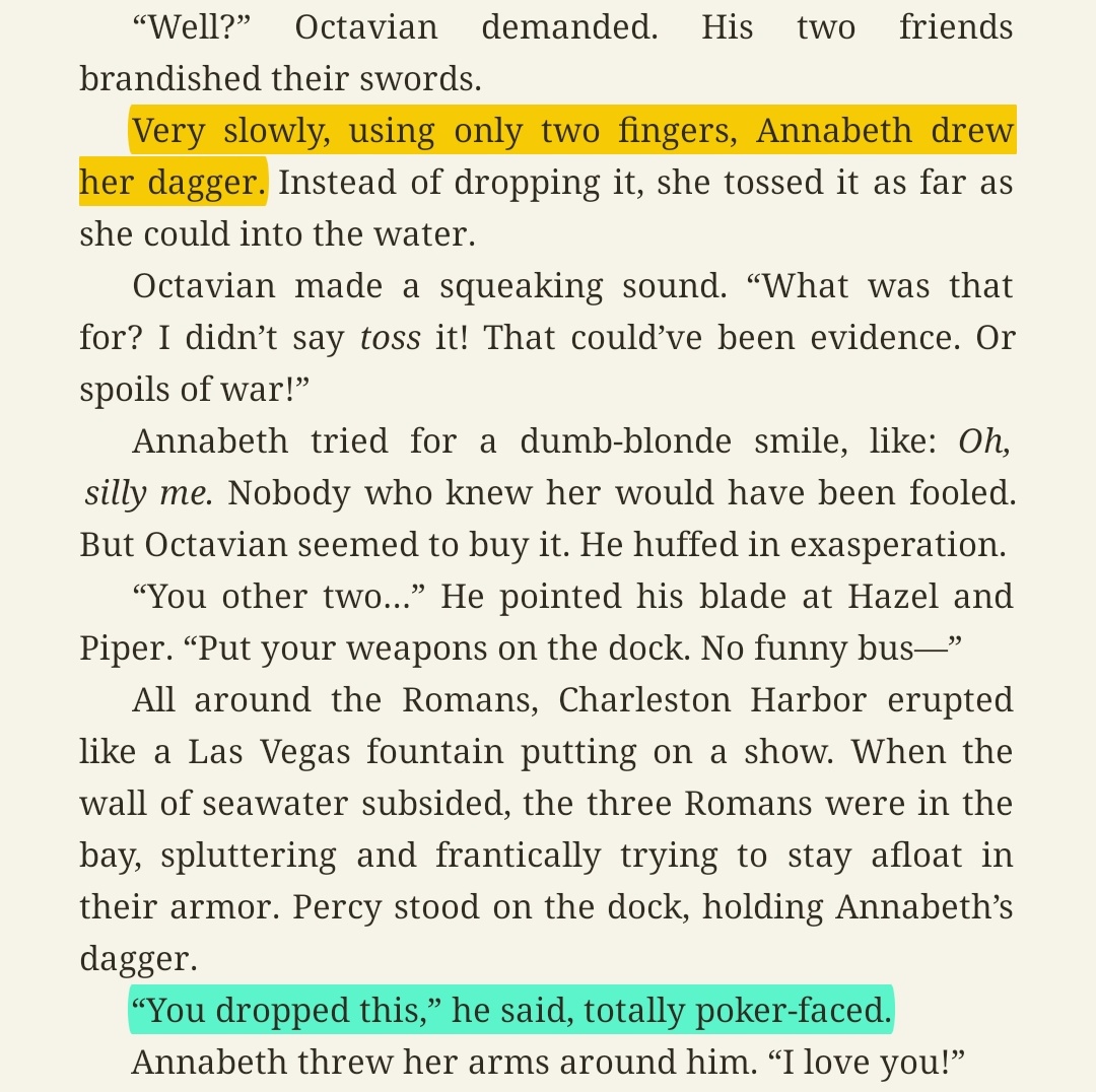 Mark Of Athena Percy And Annabeth Reunion