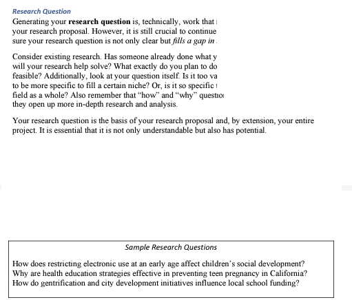 Developing a research question for your research proposal #AskBarbara # ...