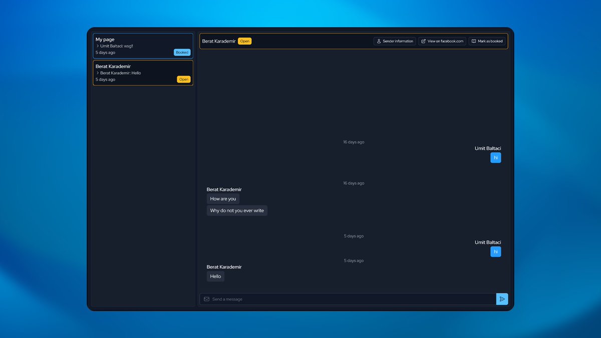 💙 Updates on the development of MessengerFlow. A thread...🧵 - Thread ...