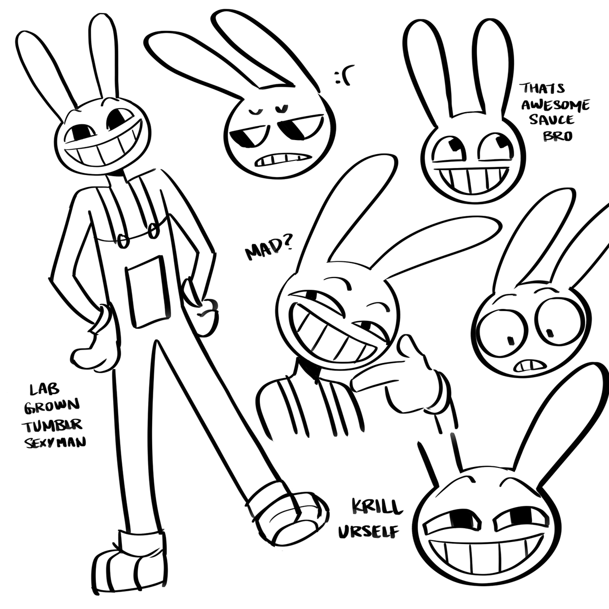 「some silly doodles #tadc #tadcfanart #TheAmazingDigitalCirc」CAIN🌊の漫画