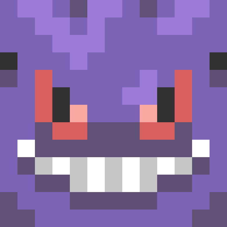 Gengar Pixel Art By Best Of Gengar Pokemon | 70 Ideas On Pinterest In