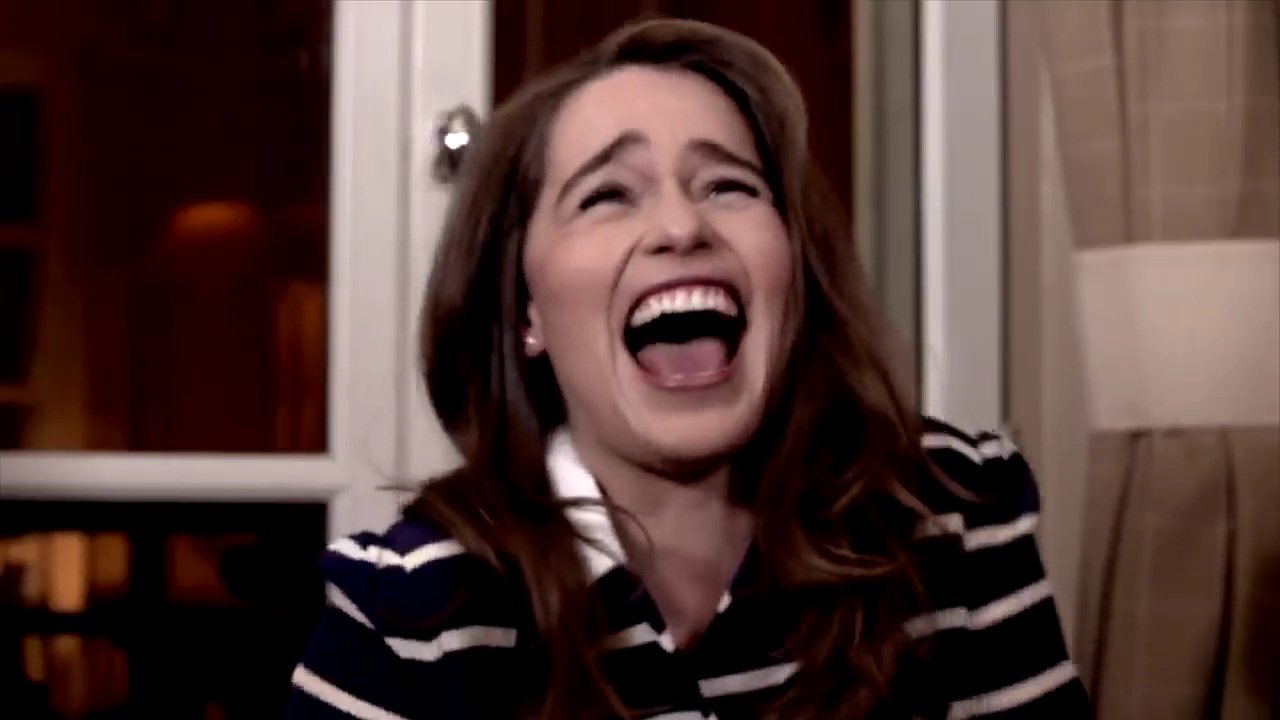 Emilia Clarke Laughing