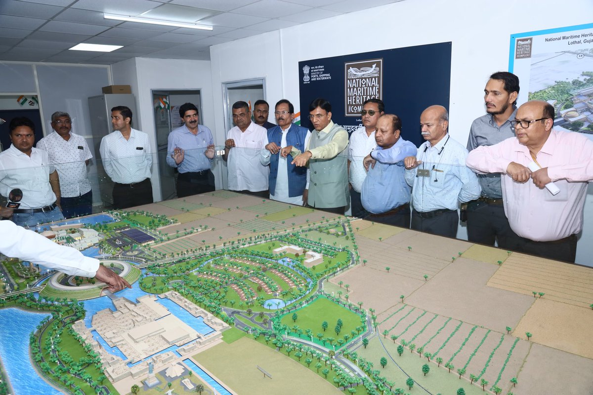 ’12 states to set up galleries at Lothal museum; Lighthouse light to be ...