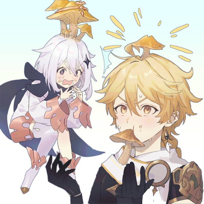 「aether (genshin impact) blonde hair」Fan Art(Latest)