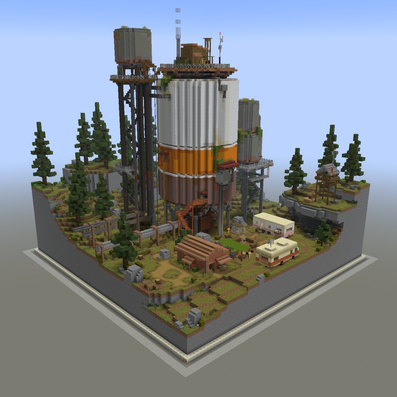 Minecraft Grain Silo
