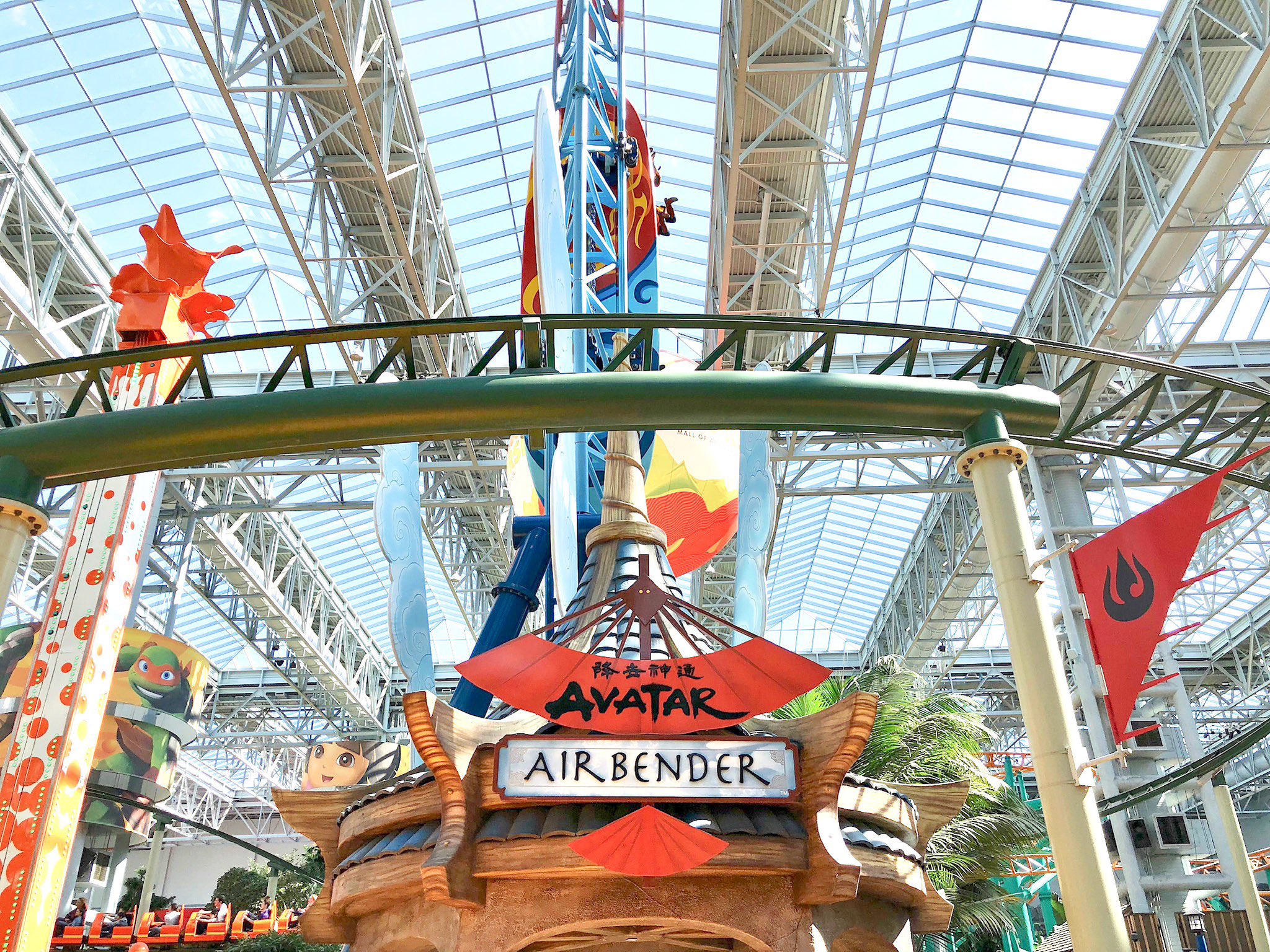 Avatar Airbender Roller Coaster