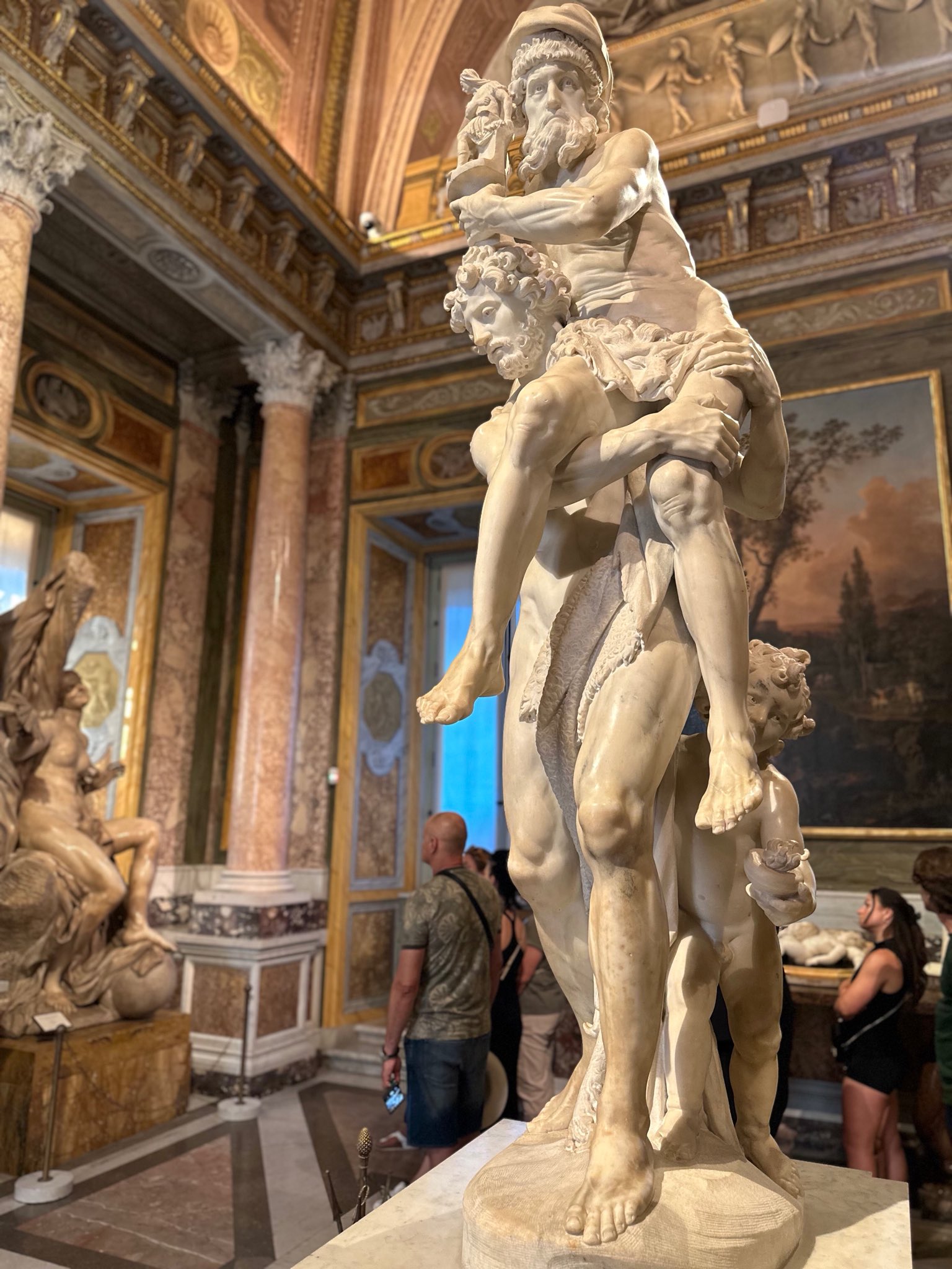 Aeneas Anchises And Ascanius Bernini