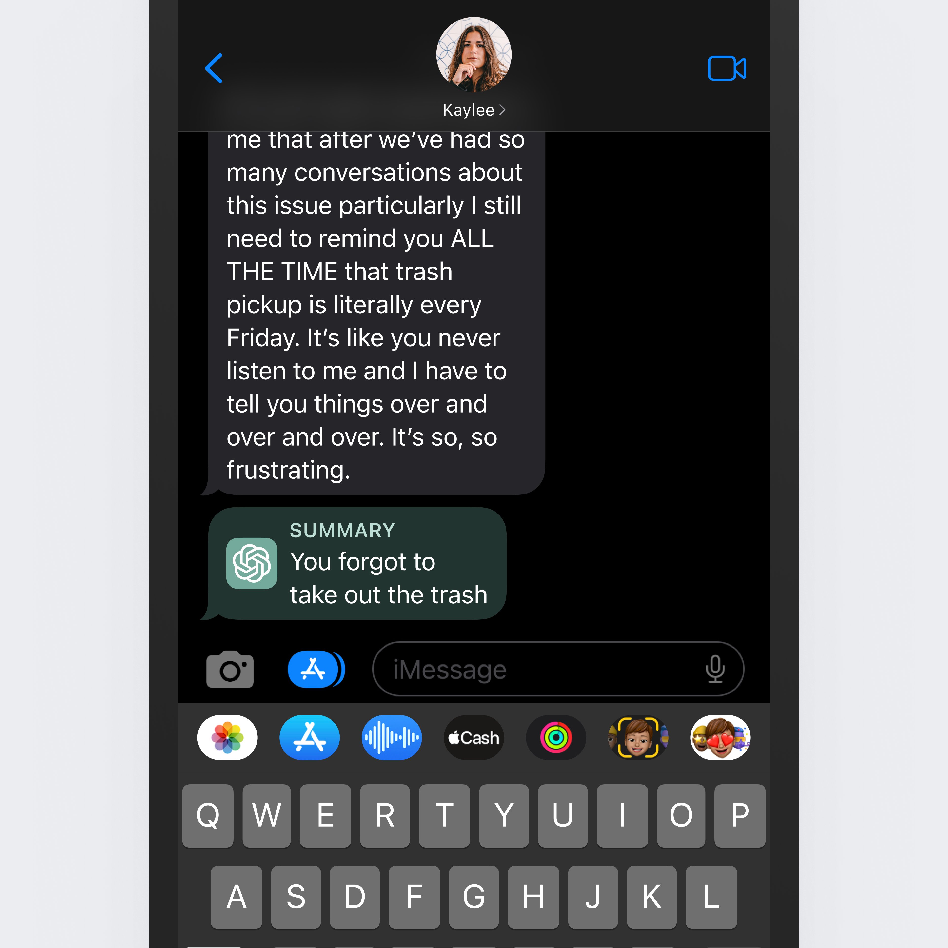 ChatGPT sums up long texts for you