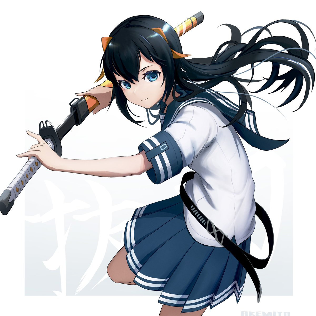 イラスト #illustrated刀すき特に抜刀する一瞬の空気感とかあつい 」|緋宮 源磨のイラスト