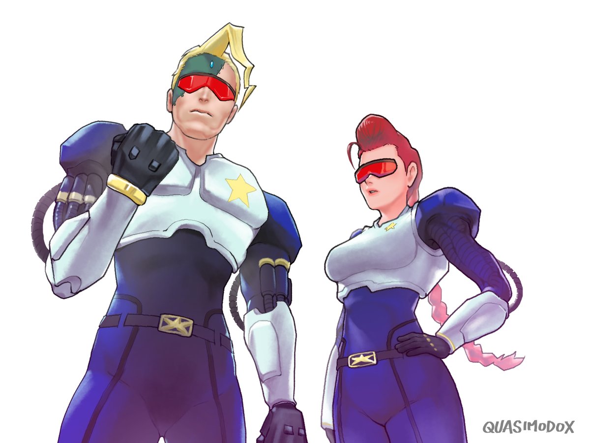「Captain Commando's new team, Nash and C.」|Quasimodoxのイラスト