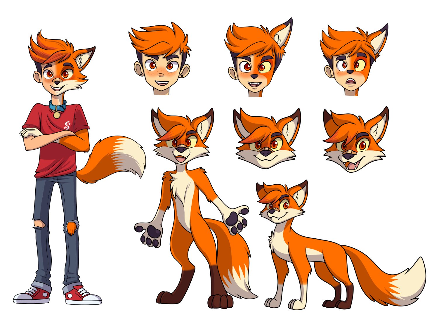 Fox Model Sheets