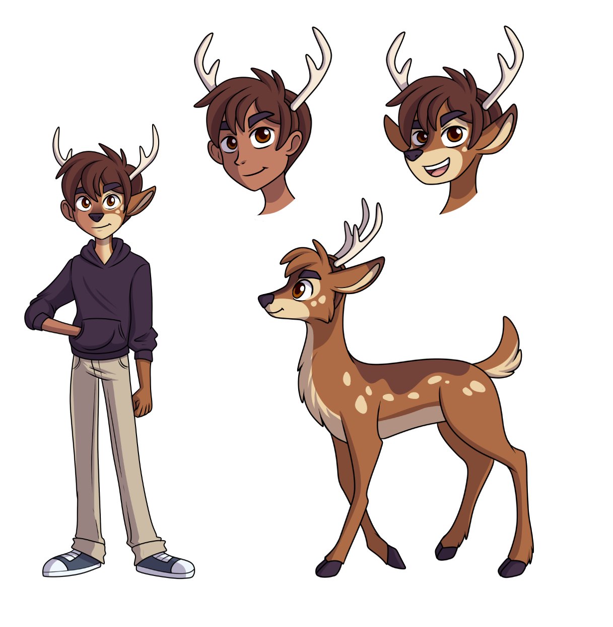 Half Deer Half Man Drawing OC] Half Deer Girl I Want To Make Her Story