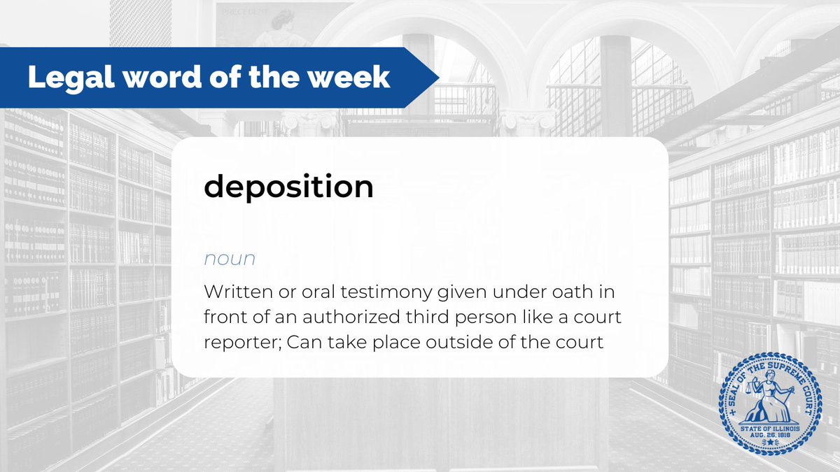 Legal Deposition Example