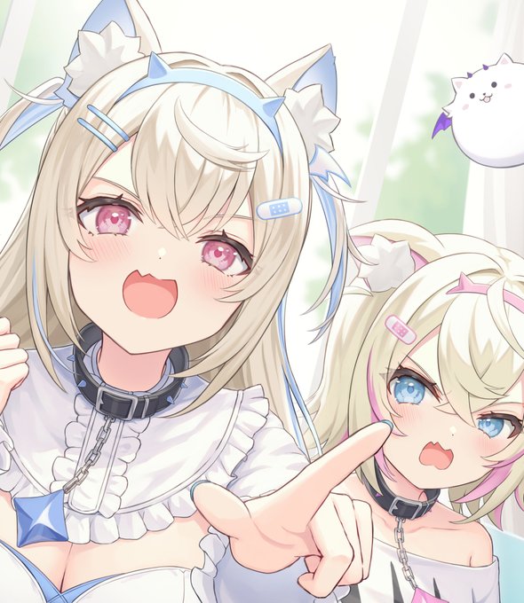 「fuwawa abyssgard (1st costume) blue eyes」Fan Art(Popular)