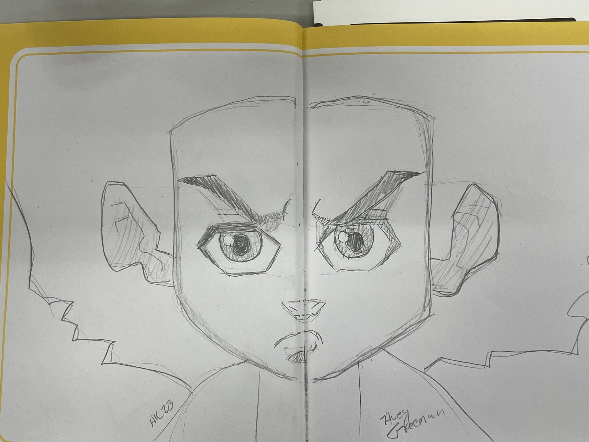 The Boondocks Huey Sketch