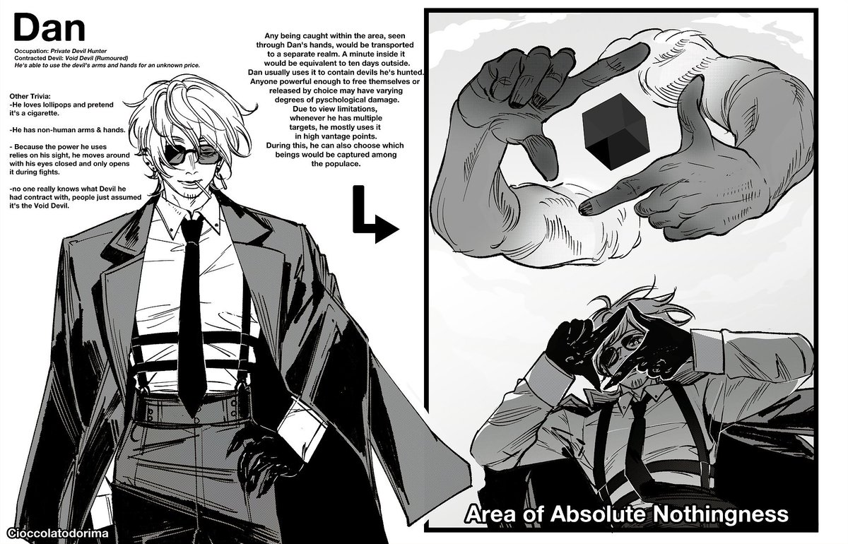 「Some Chainsaw Man Fan-character idea He's a devil hunter tha ...