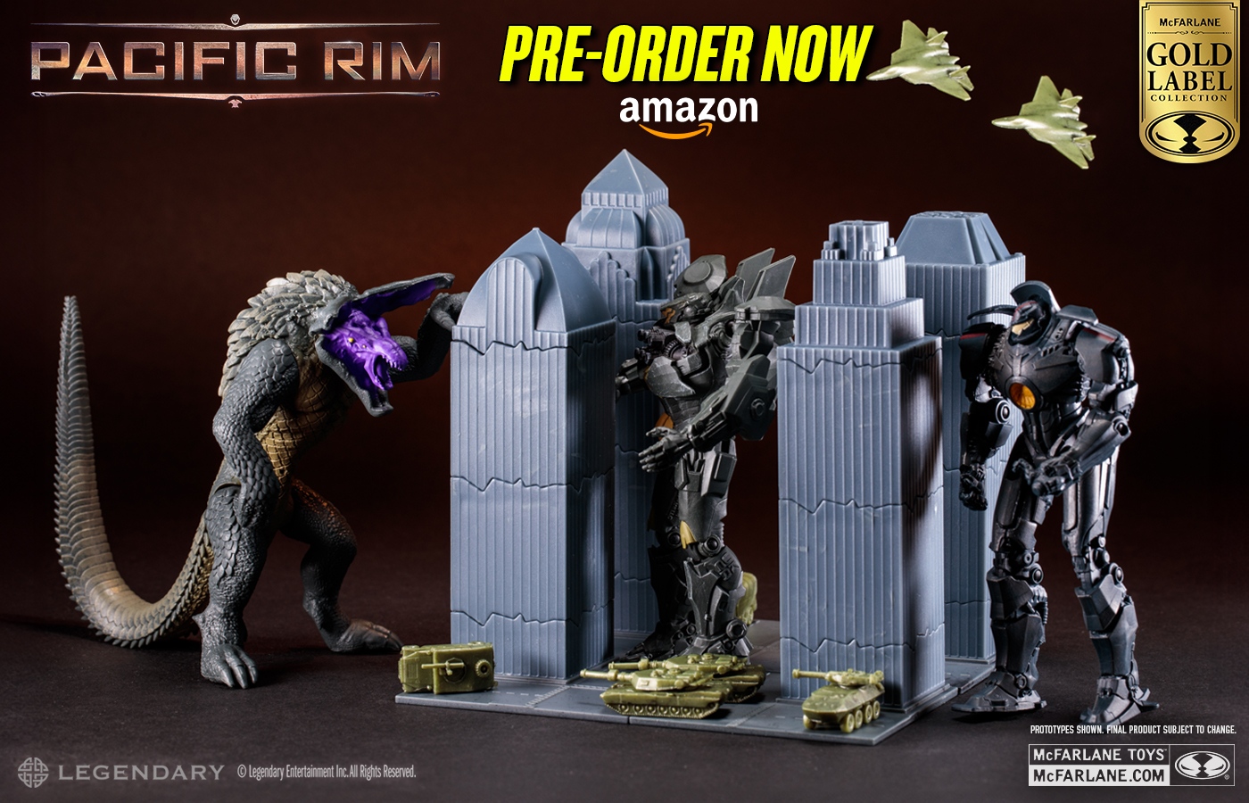Godzilla Vs Pacific Rim Toys
