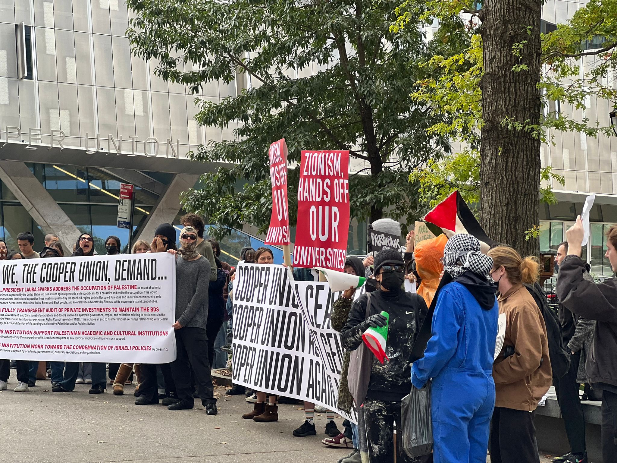 Cooper Union Protest