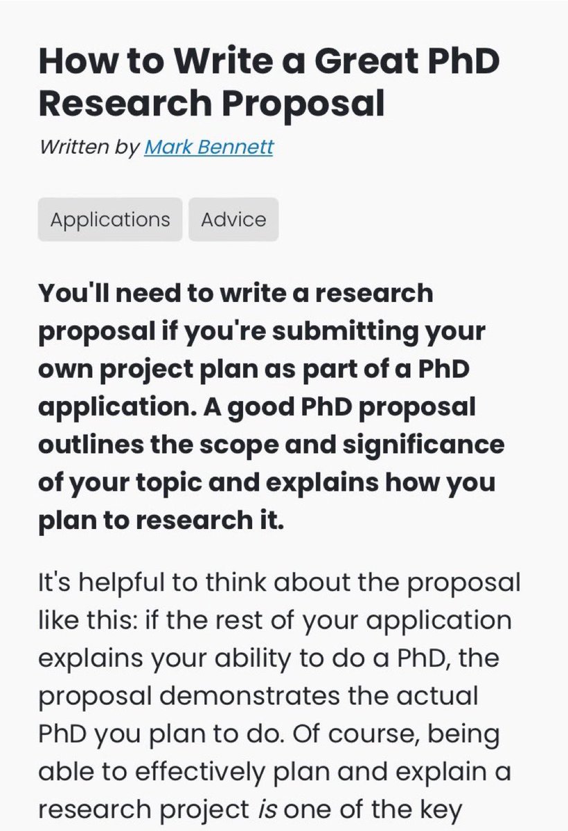 How to Write a Great PhD Research Proposal Link 👇 https://t.co ...