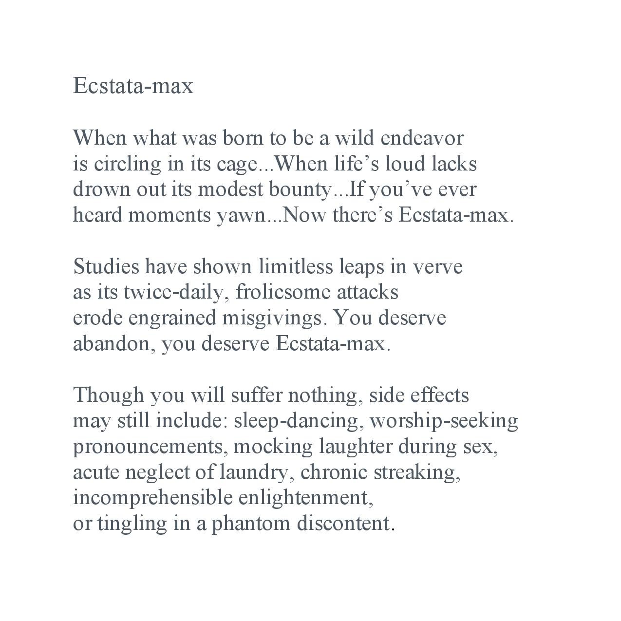 Sexy Side Effects May Include