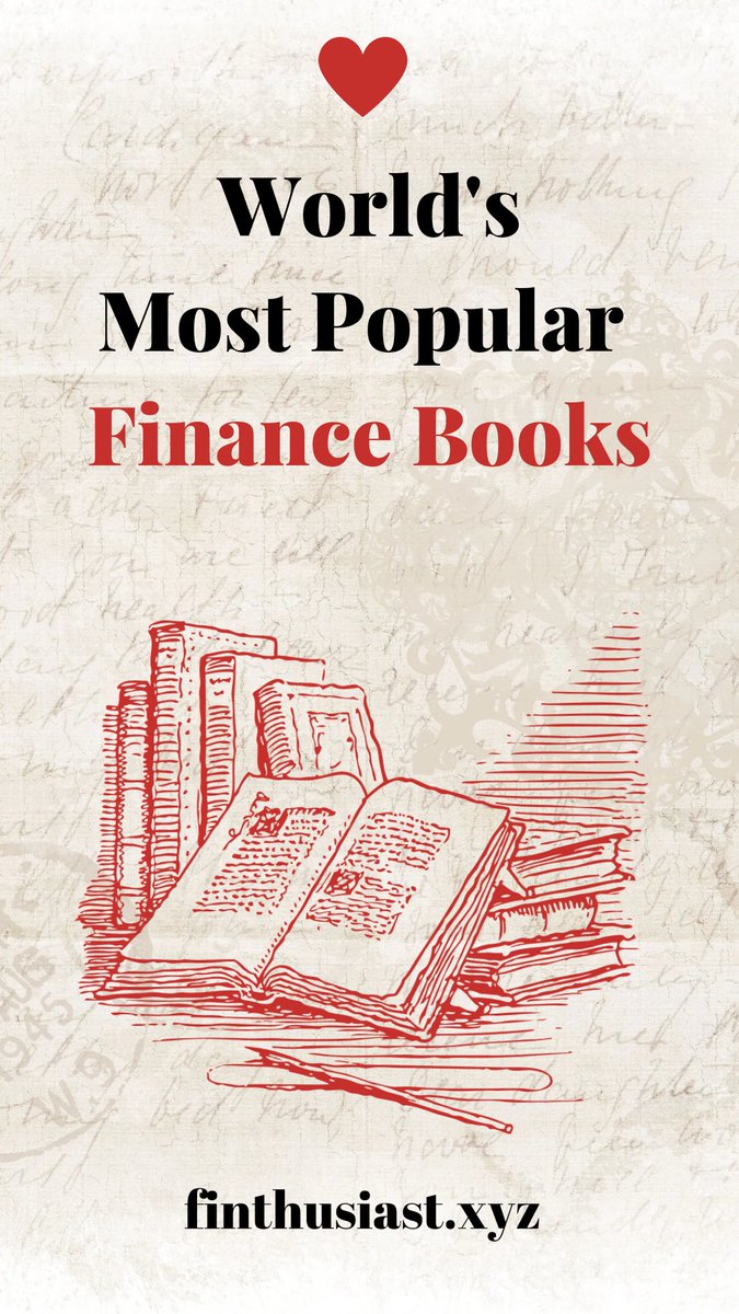🧵 THREAD World's Most Popular Finance Books 📚 - Thread from Finthusiast ...
