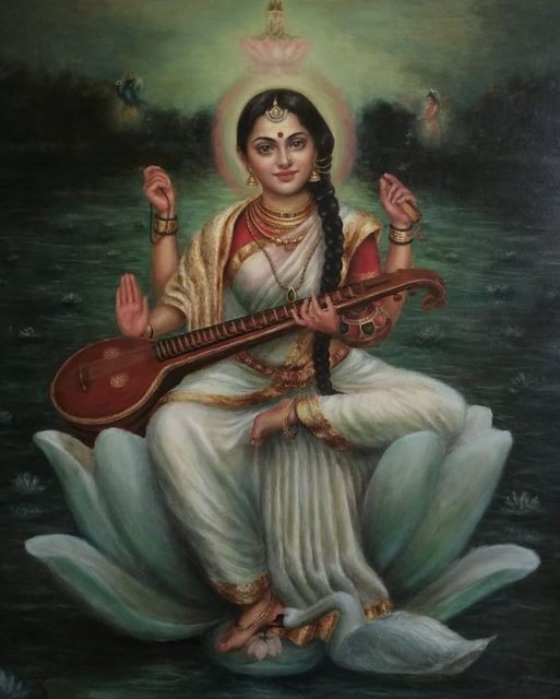21 things about maa Saraswati ️ 1. Devi Saraswati imparts wisdom ...