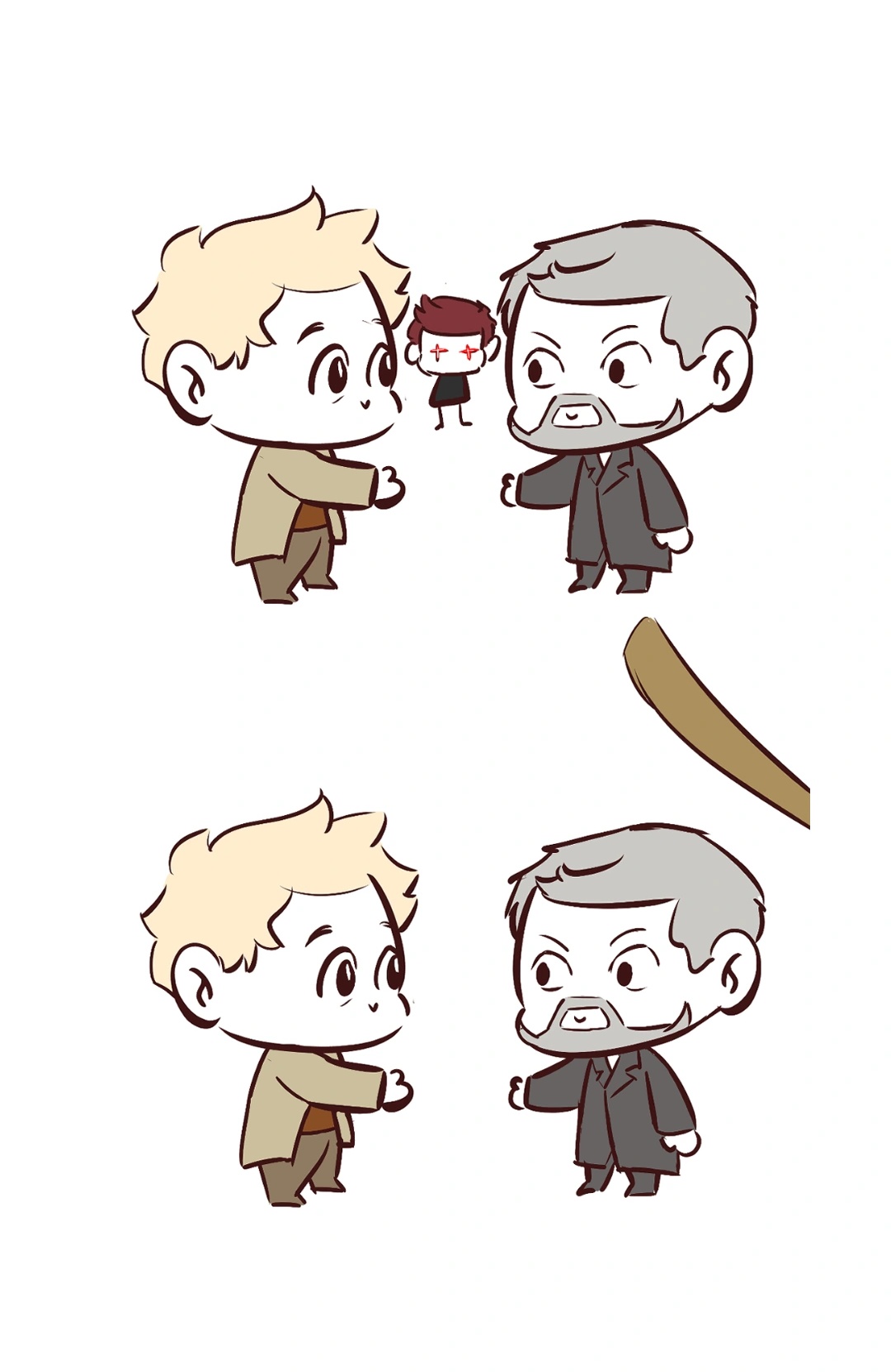 Supernatural Crowley Chibi