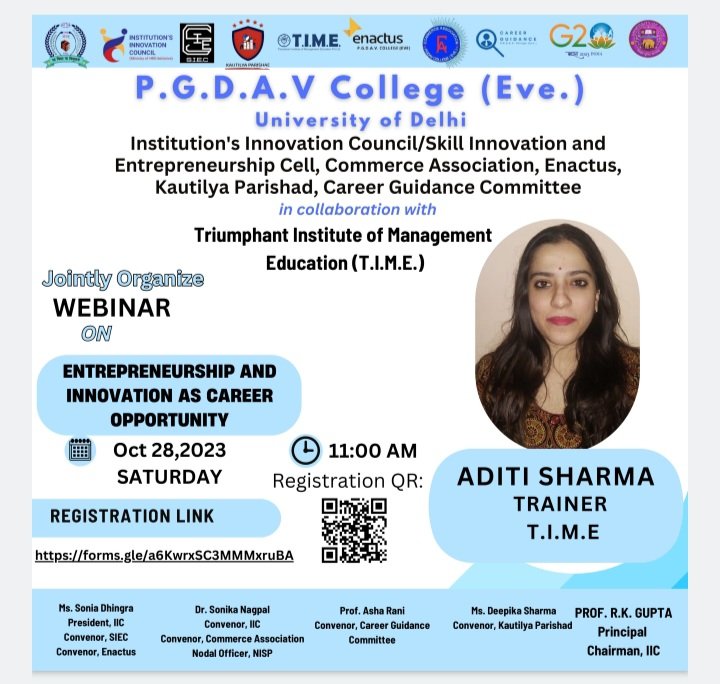 Pgdav College Logo Sewaarth Art Fest 2020 In PGDAV College, New Delhi