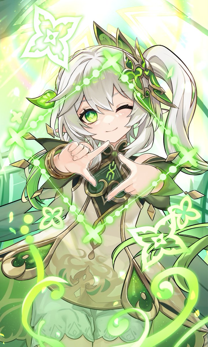 ナヒーダ原神 「お誕生日おめでとうナヒーダ ナヒーダ生誕祭2023 Genshinimpac」英エイストのイラスト