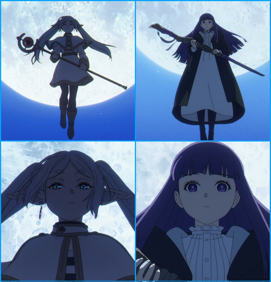 Like master, like apprentice! 💙 Anime: Frieren: Beyond Journey's End ...