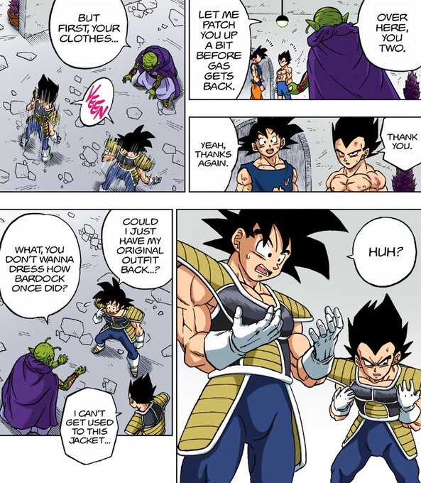 Monatio Changes Goku And Vegeta's Ou.. | Dragon Ball Manga Panels さんの ...