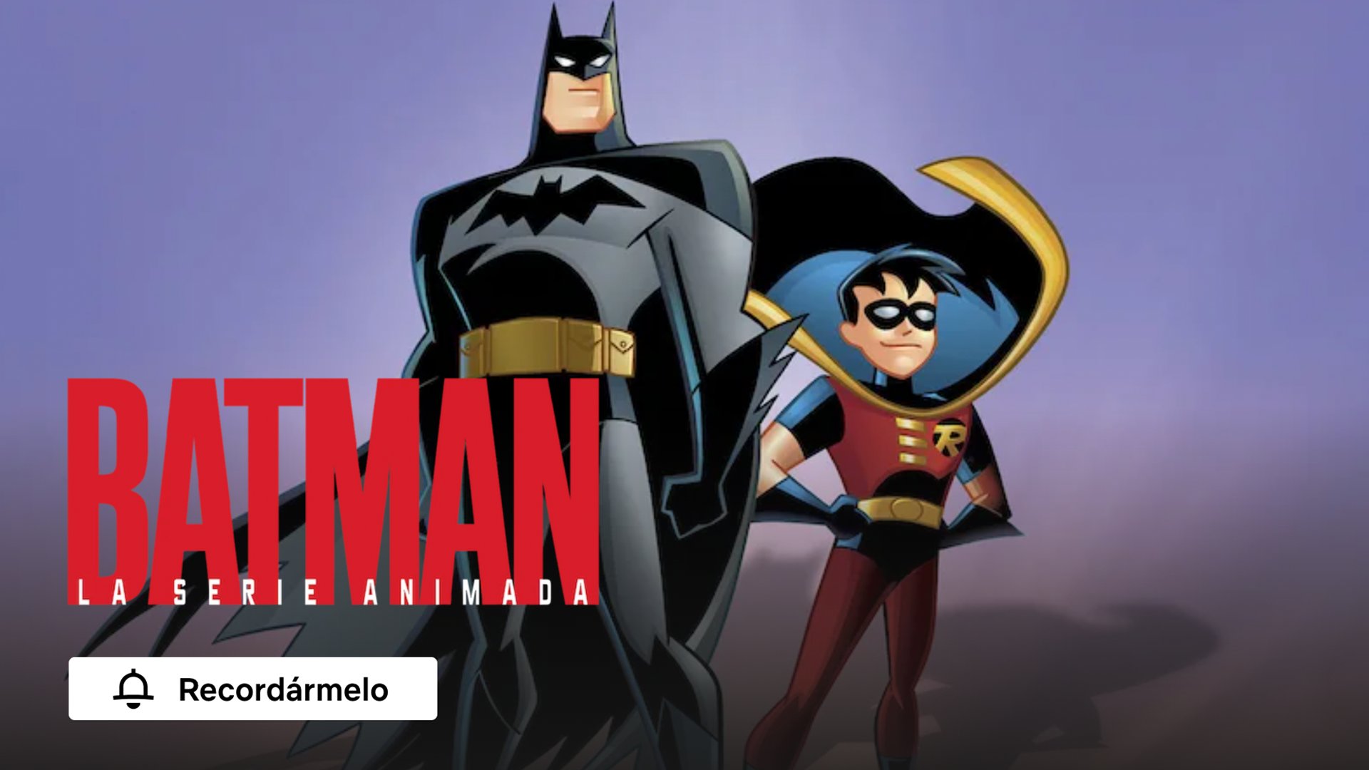 Batman Y Robin La Serie Animada Cel De Producción Original De La
