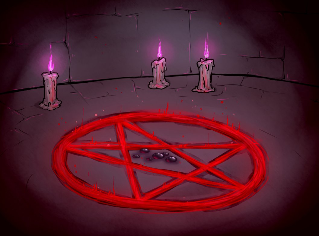 「The summoning ritual is ready, it will b」|Sheepのイラスト